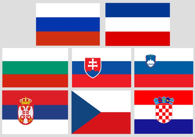 Slavic Country Flags