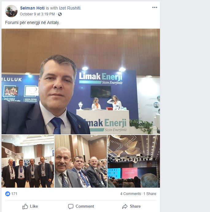 Anëtarët që e mbikëqyrin KEDS-in i bëjnë reklamë LIMAK-ut në ...